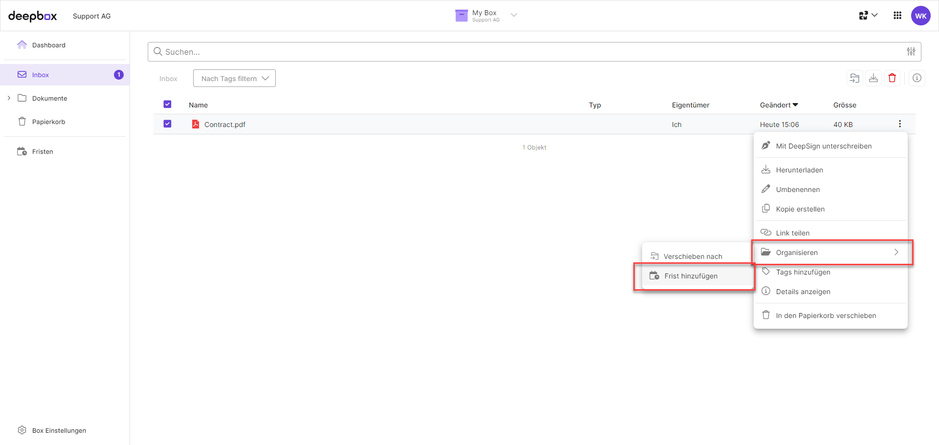 Comment travailler avec des délais | DeepCloud Support