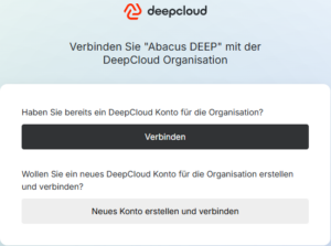 Verbindung erstellen zwischen Abacus und DeepBox | DeepCloud Support
