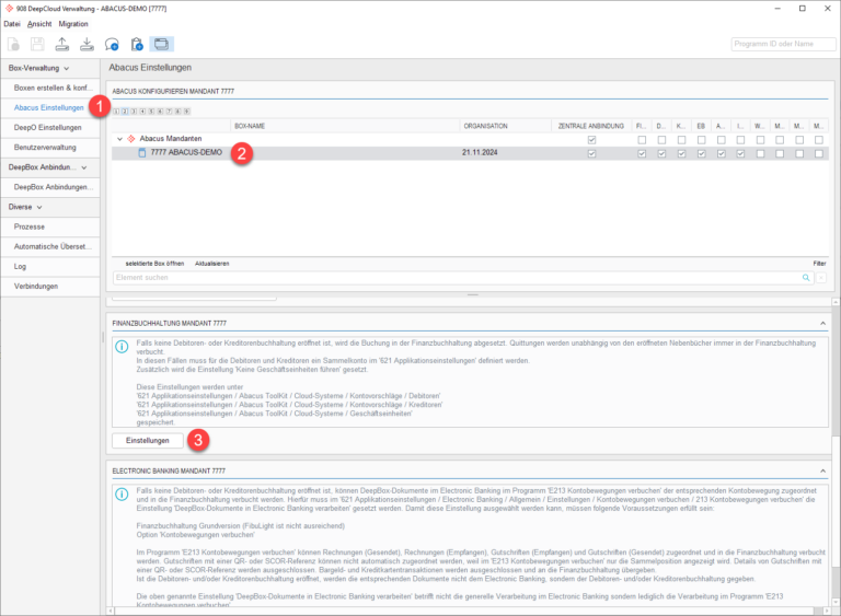 DeepBox FIBU Onboarding | DeepCloud Support