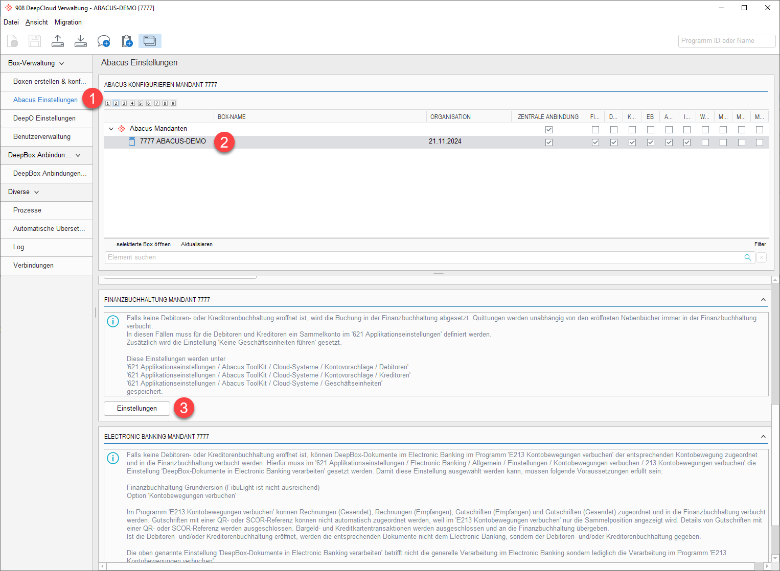 DeepBox FIBU Onboarding | DeepCloud Support