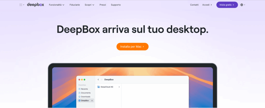 L'applicazione desktop di DeepBox - Support