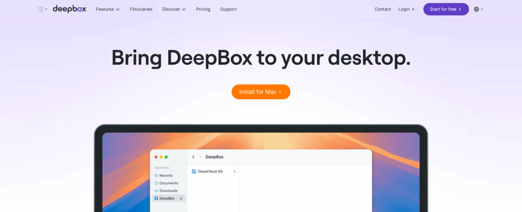 DeepBox desktop app - Support
